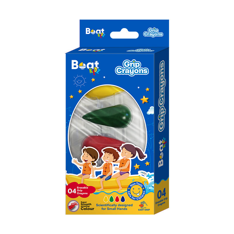 Extra Long Plastic Crayons Set - 16 Assorted Colors - Ban Labs Pvt Ltd