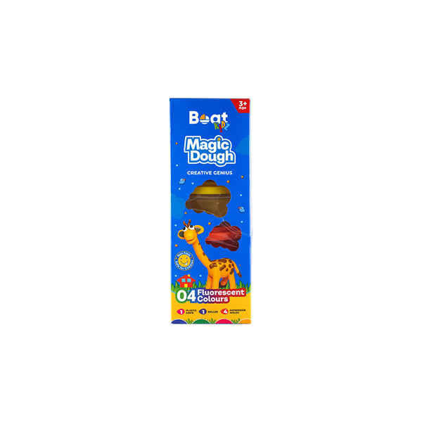 Magic Modelling Dough - 4 Shades (All Fluoroscent Colors) - Ban Labs ...