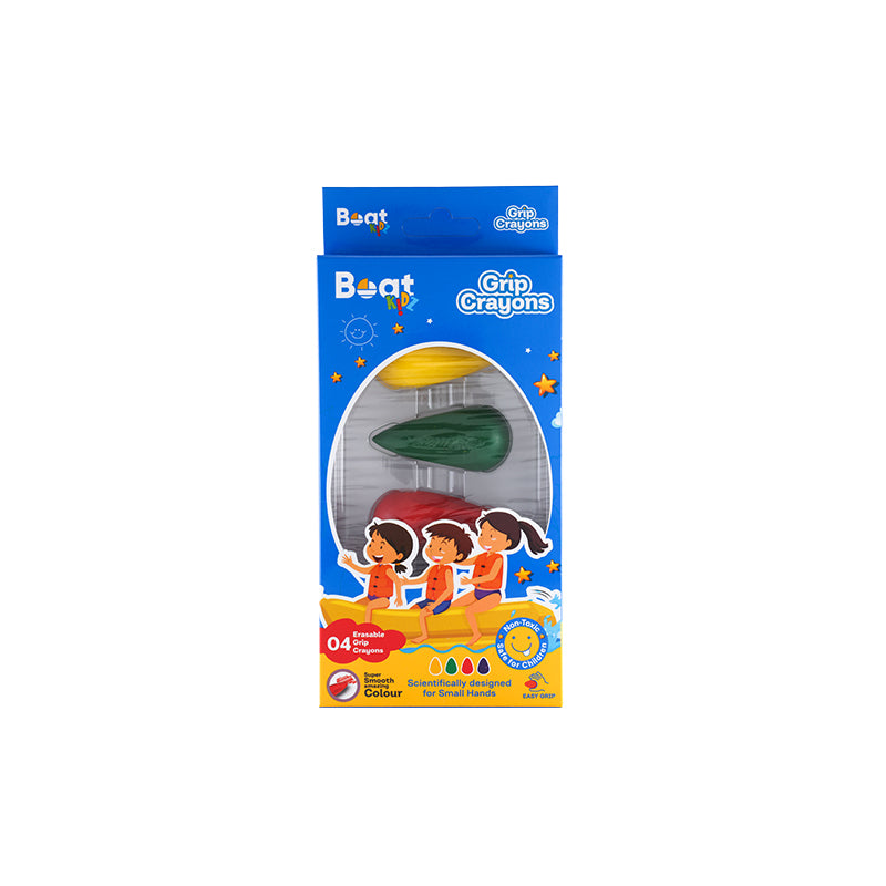 Magic Erasable Pebble Crayons Assorted Set (4 Pcs) - Ban Labs Pvt Ltd