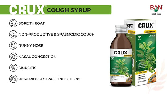 Crux Cough Syrup With Tulsi - Ban Labs Pvt Ltd