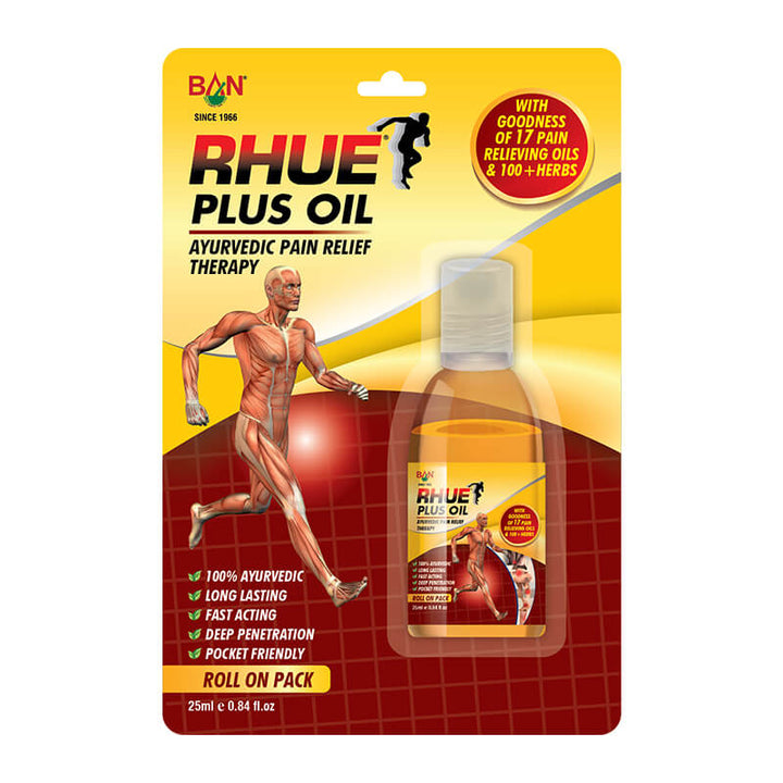 RHUE Oil Strong Pain Relief - 3 x 100ml - Ban Labs Pvt Ltd